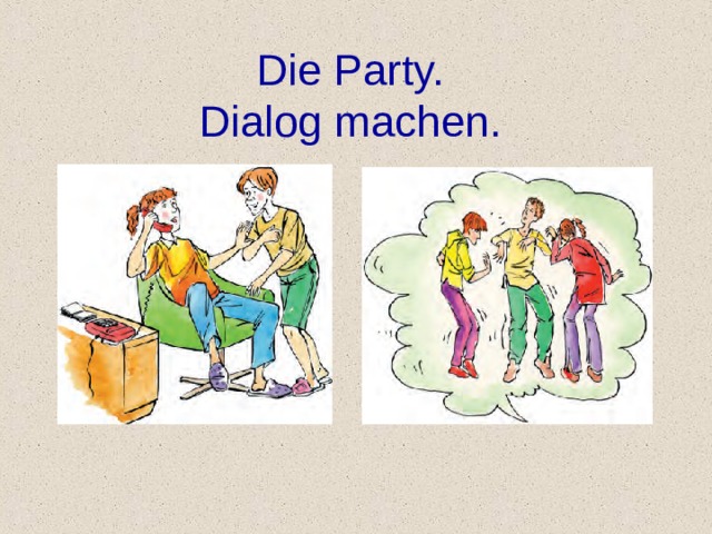 Презентация на тему "Die Party"